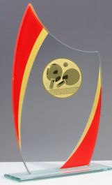 A6831 Glaspokal inkl. Emblem u. Beschriftung | 3 Größen | Pokes Webshop